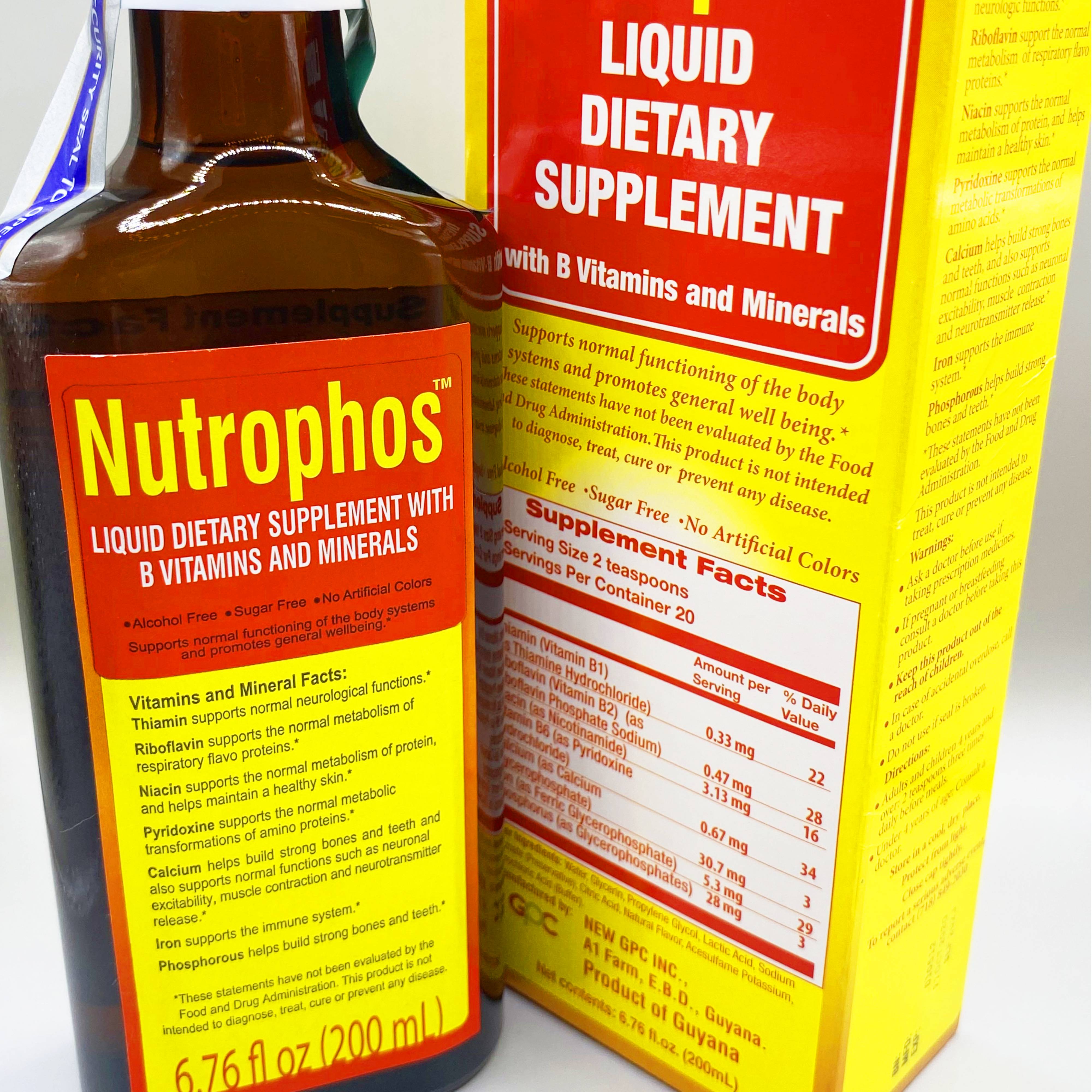 Nutrophos Tonic (200ml) - Nourish Brain & Nerve Health, Cognitive Func